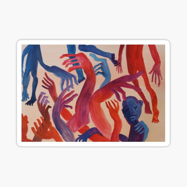 "body parts, art" Sticker for Sale by icedcocacola | Redbubble
