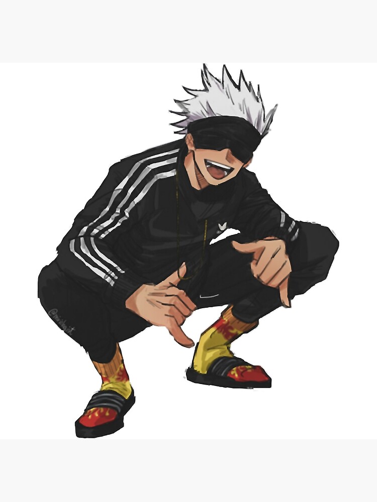 "Jujutsu Kaisen Caps Satoru Gojo Cool Anime 2021" Canvas Print for Sale ...