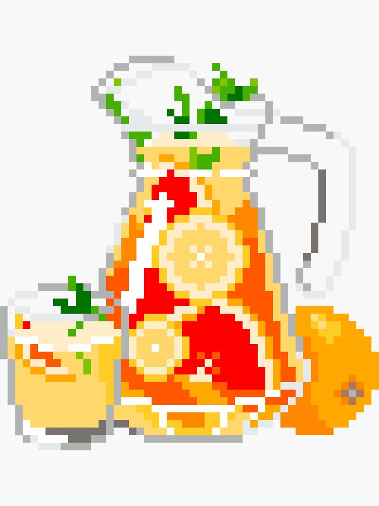 "Pixel Lemonade" Sticker for Sale by BreeManahan | Redbubble