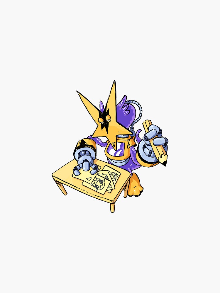 "Ooze drawing" Sticker by Putuk | Redbubble
