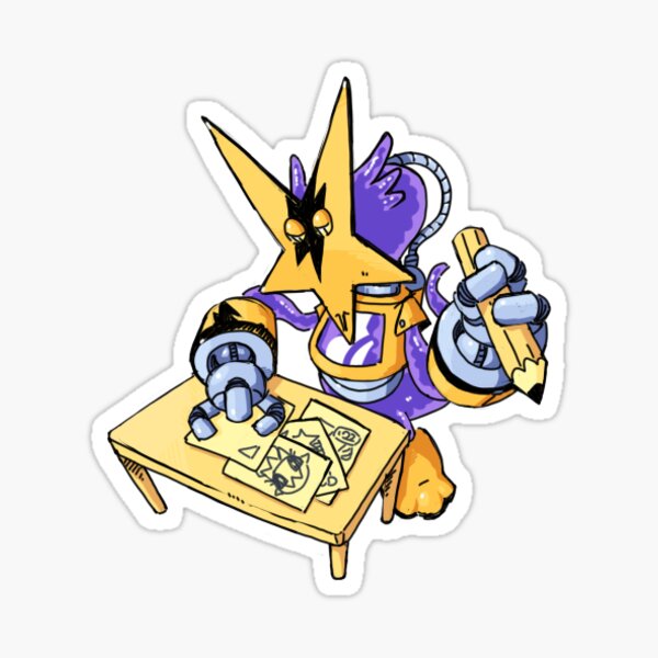 "Ooze drawing" Sticker by Putuk | Redbubble