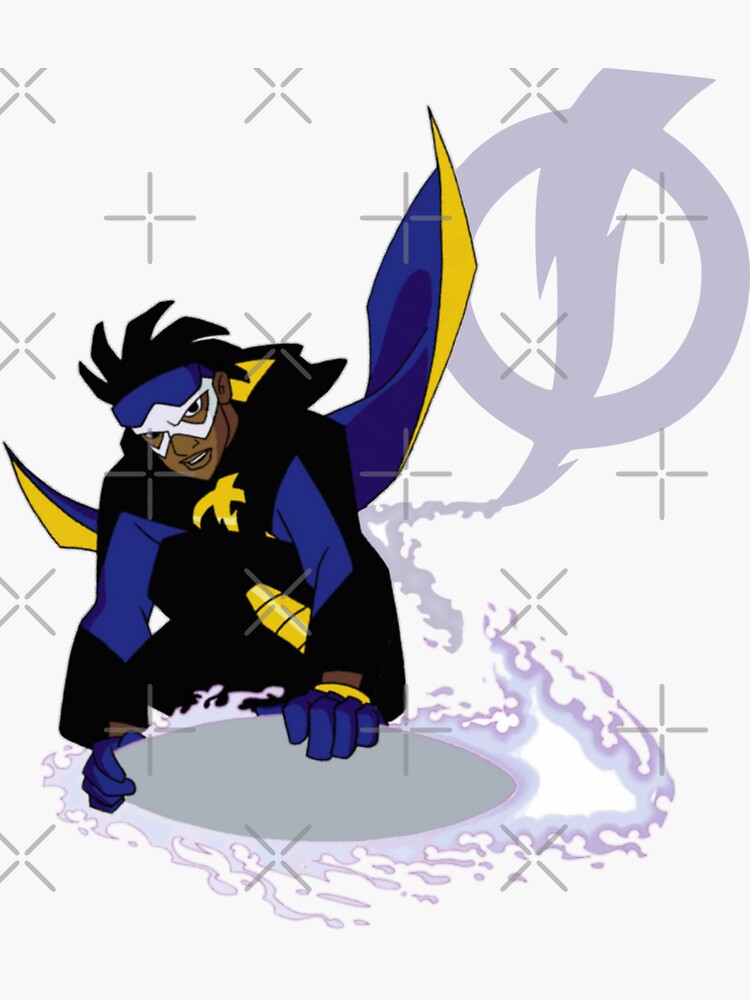 "Static Shock" Sticker for Sale by theoralcollage | Redbubble