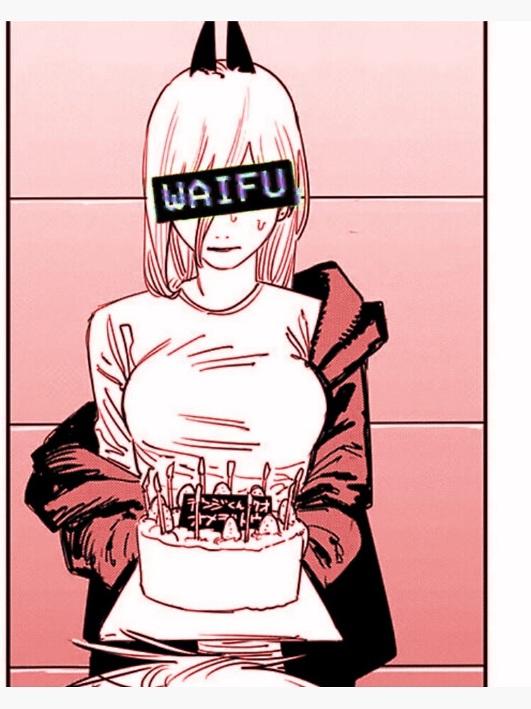 "Power happy birthday denji" Sticker for Sale by NidreProject | Redbubble