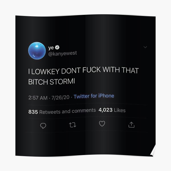 Ye Tweet Posters | Redbubble