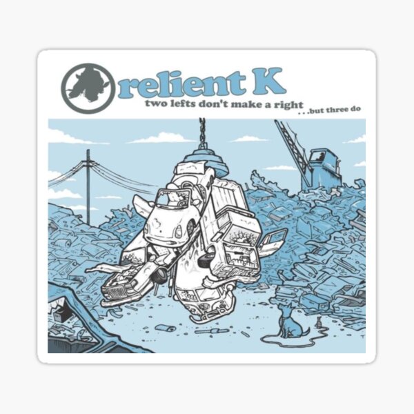 "Relient K album cover" Sticker by smmcclen | Redbubble