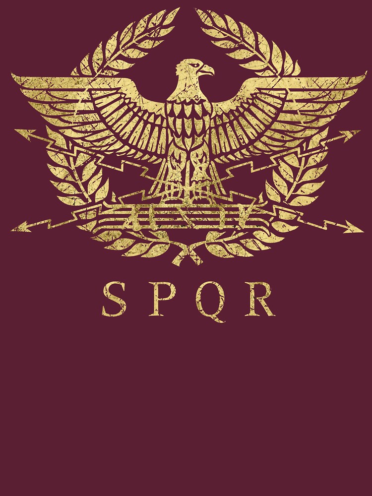 "Roman Empire Emblem - Vintage Gold" T-shirt for Sale by Royal-Elite ...