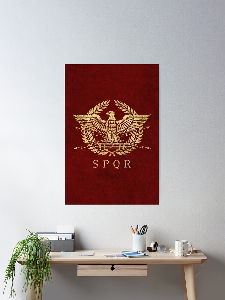 "Roman Empire Emblem - Vintage Gold" Poster by Royal-Elite | Redbubble