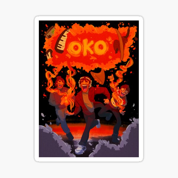 "OKO" Sticker for Sale by alilcartoonie | Redbubble