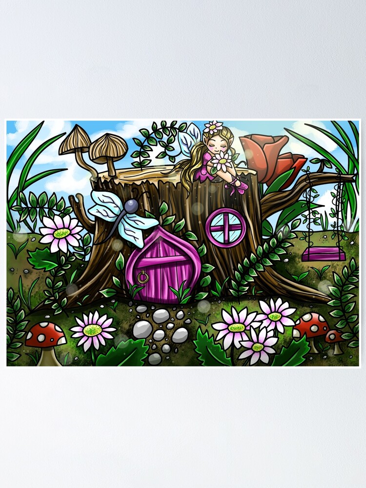 "Fairy Garden" Poster for Sale by katyvaughan | Redbubble