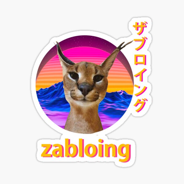"Zabloing Meme" Sticker for Sale by T-Hees | Redbubble