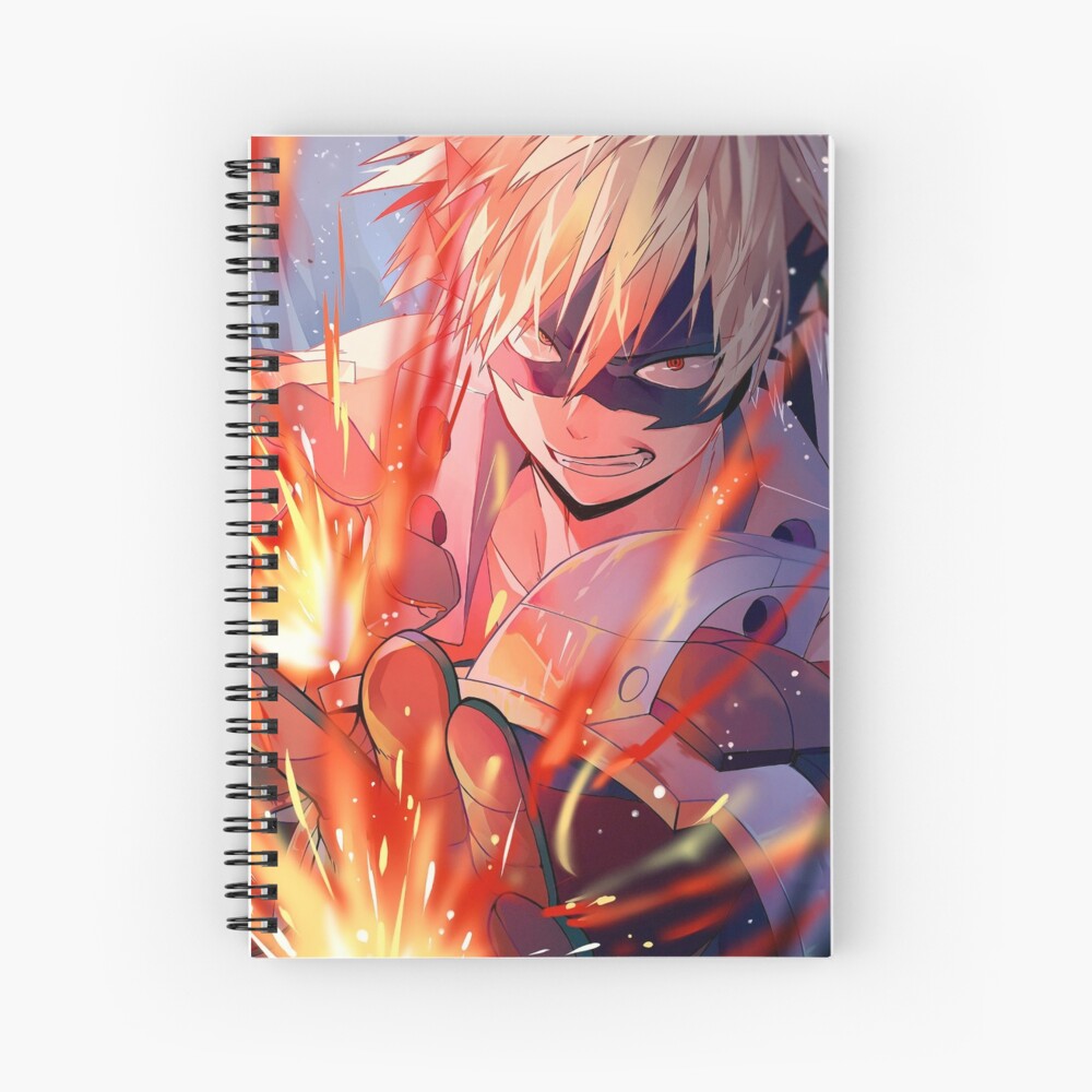 "My Hero Academia Bakugou" Spiral Notebook for Sale by terpres | Redbubble