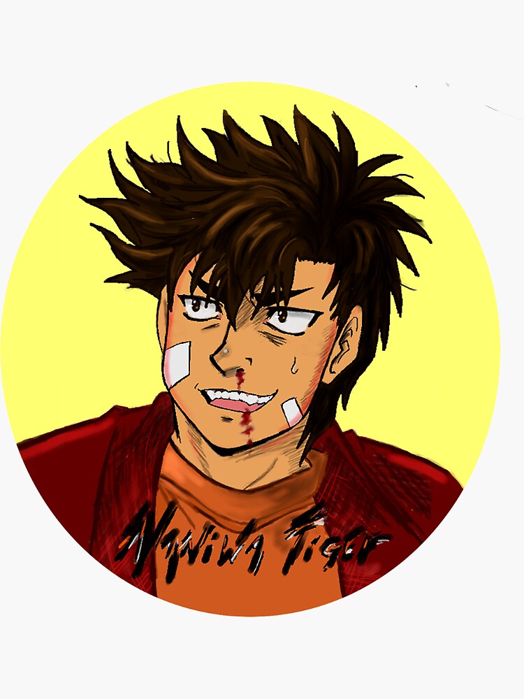 "Naniwa Tiger" Sticker by DeLand3 | Redbubble