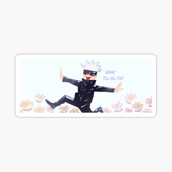 "Happy Gojo" Sticker by nxmi | Redbubble