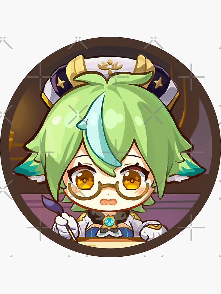 "Sucrose | Genshin Impact Sticker "Report"" Sticker for Sale by ...