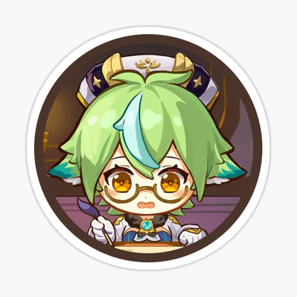 "Sucrose | Genshin Impact Sticker "Report"" Sticker for Sale by ...