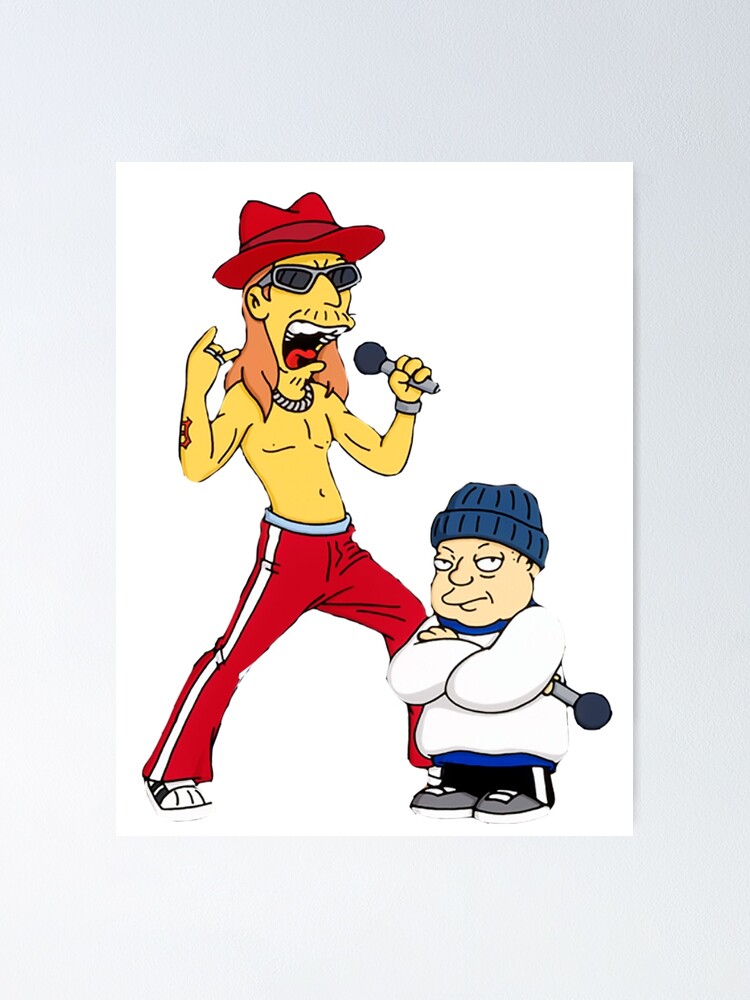 "Kid Rock Cartoon" Poster by fromthestreets | Redbubble