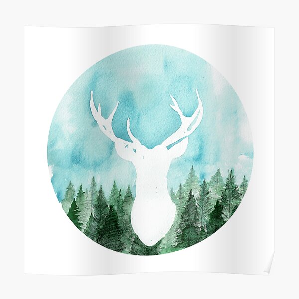 "Stag Design" Poster by cadva | Redbubble