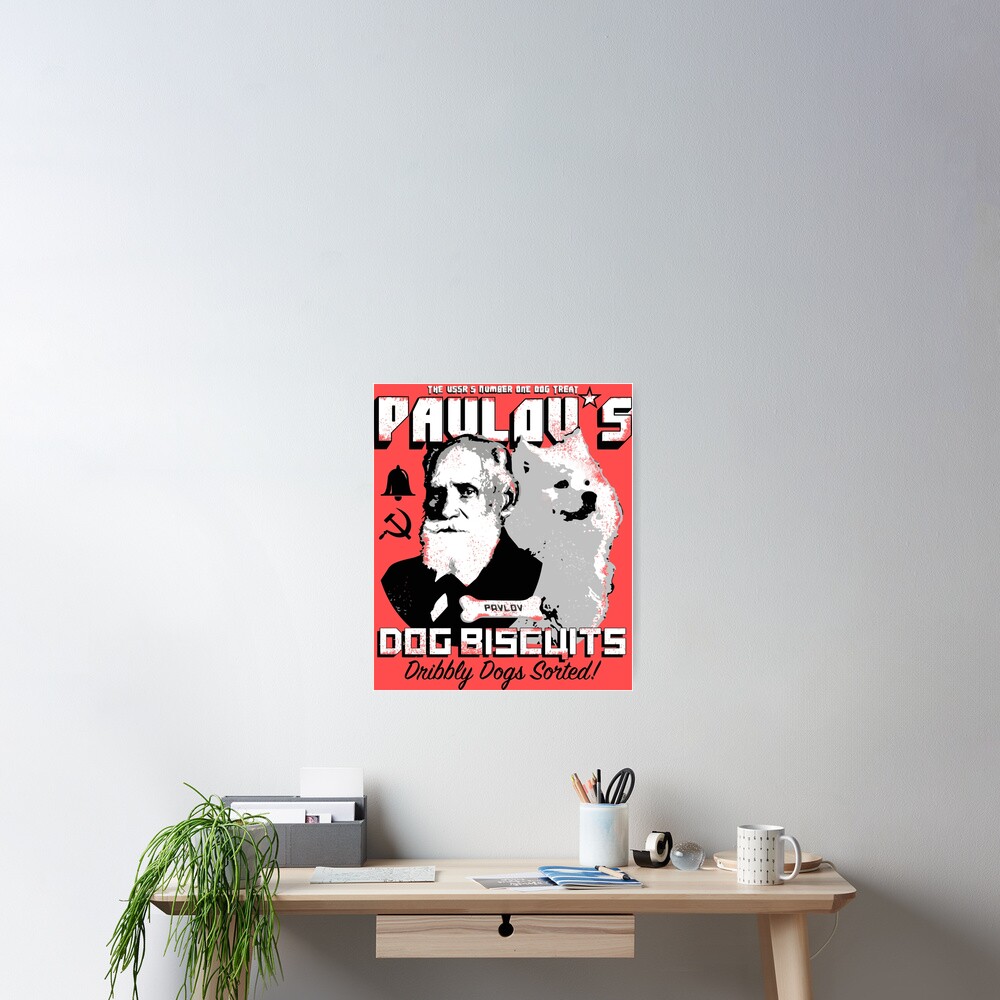 "Pavlov's Dog Biscuits" Poster for Sale by siege103 | Redbubble