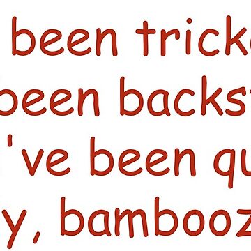 "Bamboozled" Sticker for Sale by kittycupkakes | Redbubble