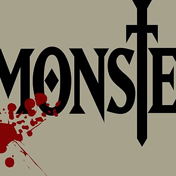 "Monster logo /モンスター" Sticker by JCBA | Redbubble