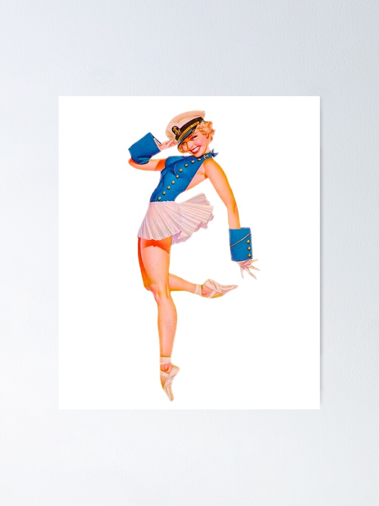 "Sailor Pin Up Girl " Poster for Sale by AlexaGoodies25 | Redbubble