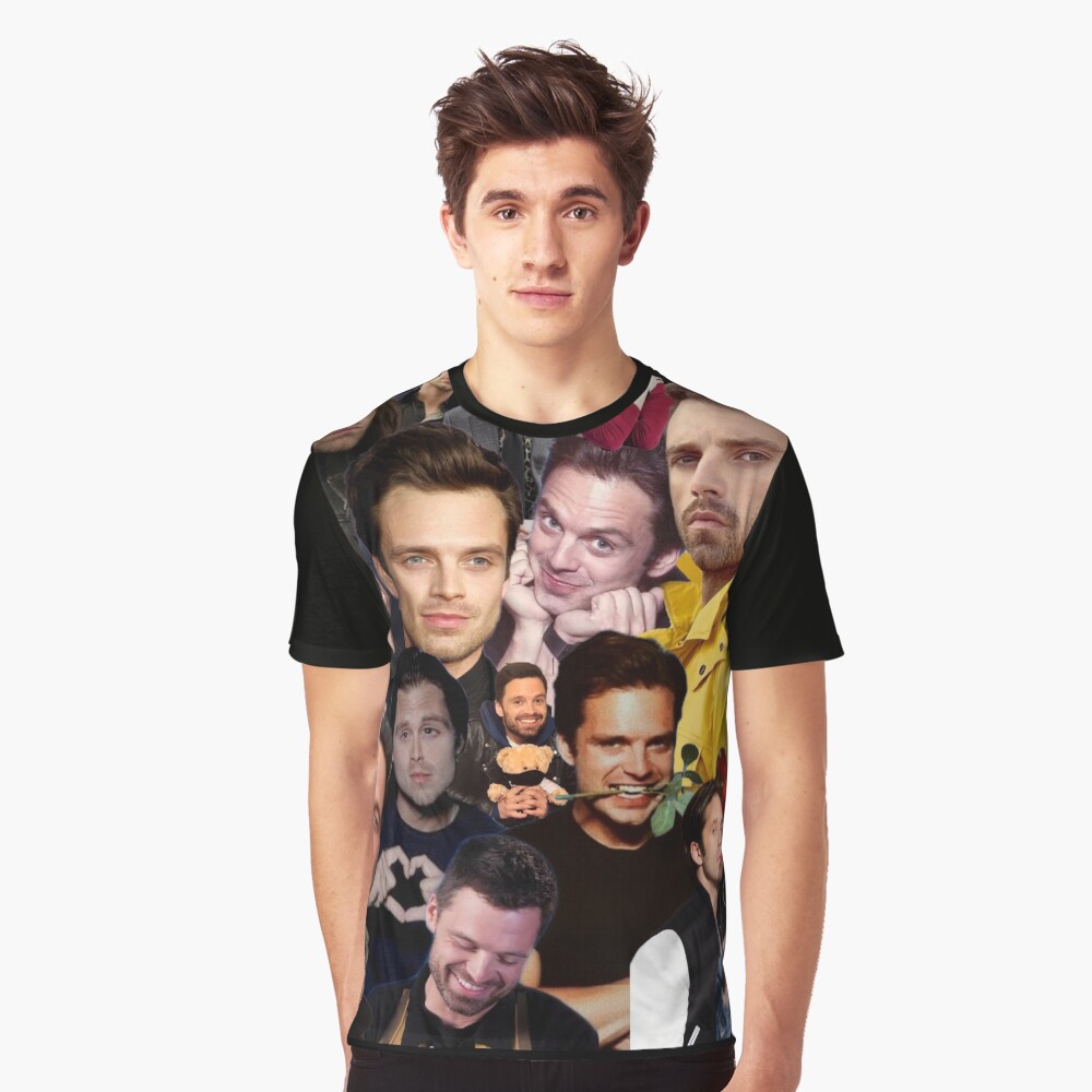 "sebastian stan photo collage" Sticker for Sale by samar-n | Redbubble