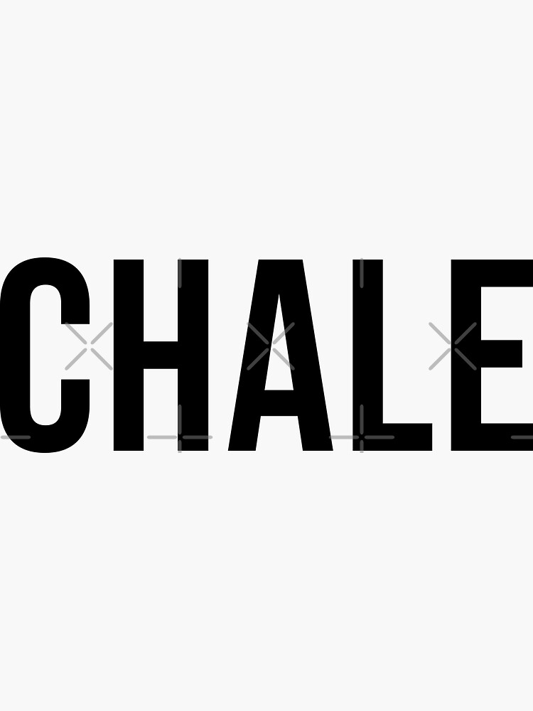 "Chale" Sticker for Sale by quintymoda | Redbubble