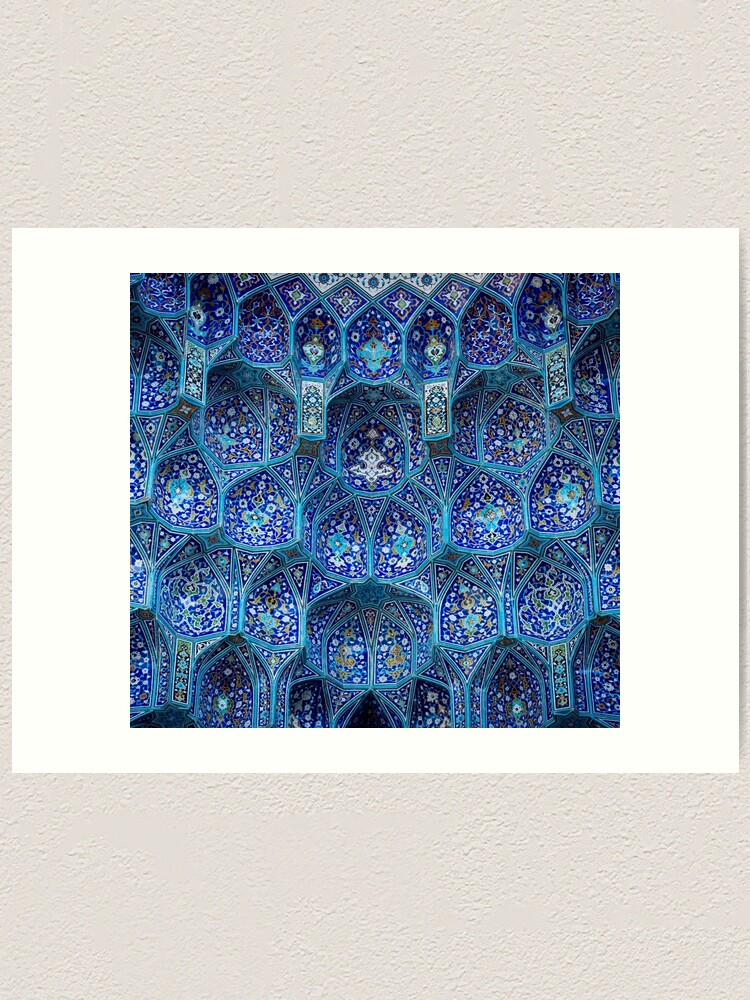 "Blue mosque Islamic art" Art Print for Sale by Cutees-designs | Redbubble