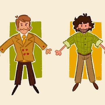 "Dr. Frog and Mr. Toad" Sticker for Sale by alilcartoonie | Redbubble