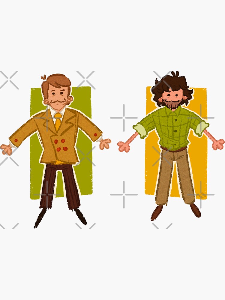 "Dr. Frog and Mr. Toad" Sticker for Sale by alilcartoonie | Redbubble