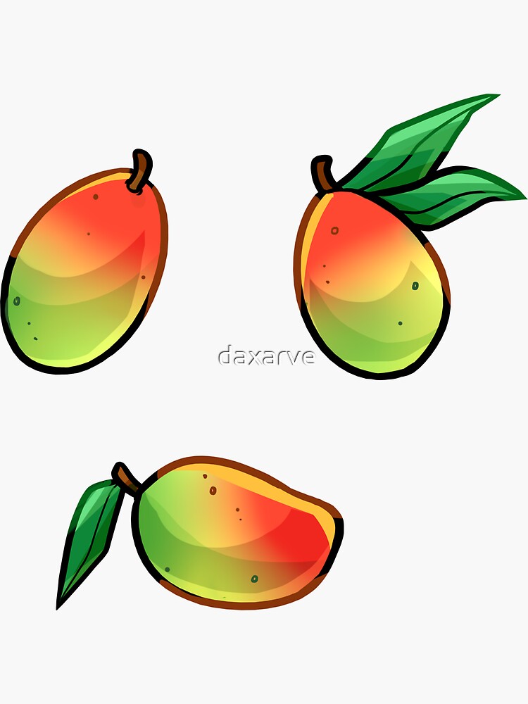 "Mangoes" Sticker by daxarve | Redbubble