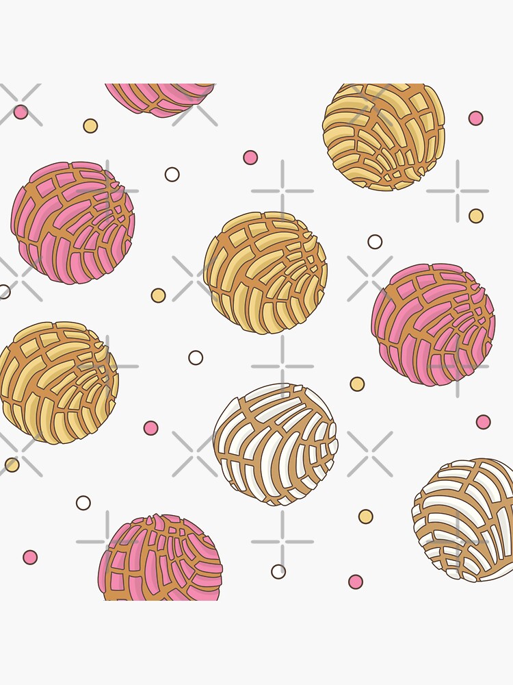 "Conchas Sweet Bread" Sticker by quintymoda | Redbubble