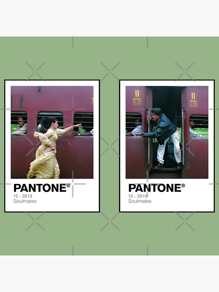 "Raj and Simran Pantone " Poster for Sale by BollywoodAI | Redbubble