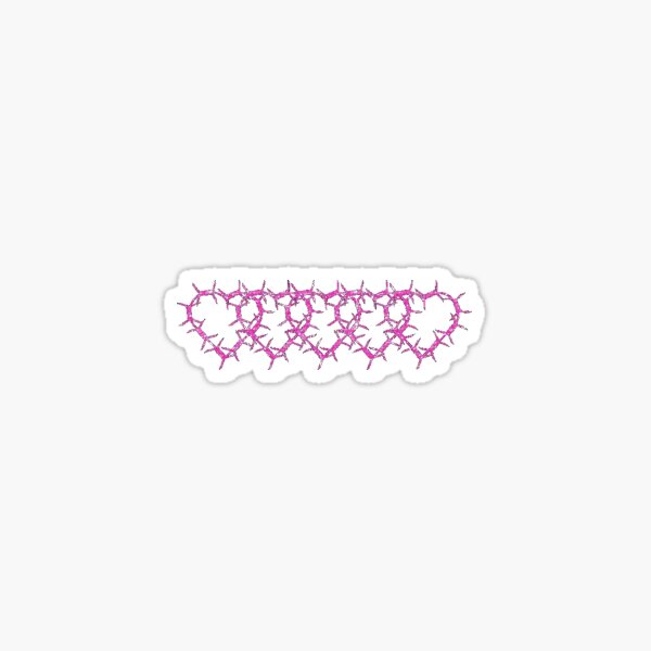 "Y2K Tribal Hearts Tramp Stamp" Sticker for Sale by sentimentaly2k ...
