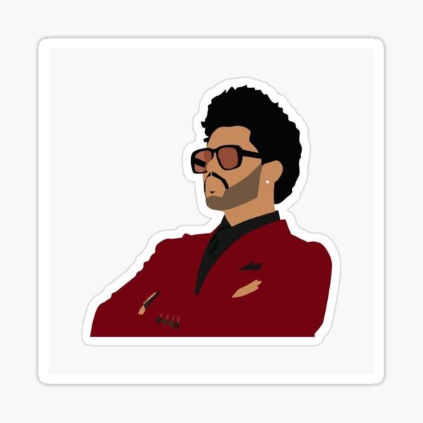 The Weeknd Stickers | Redbubble