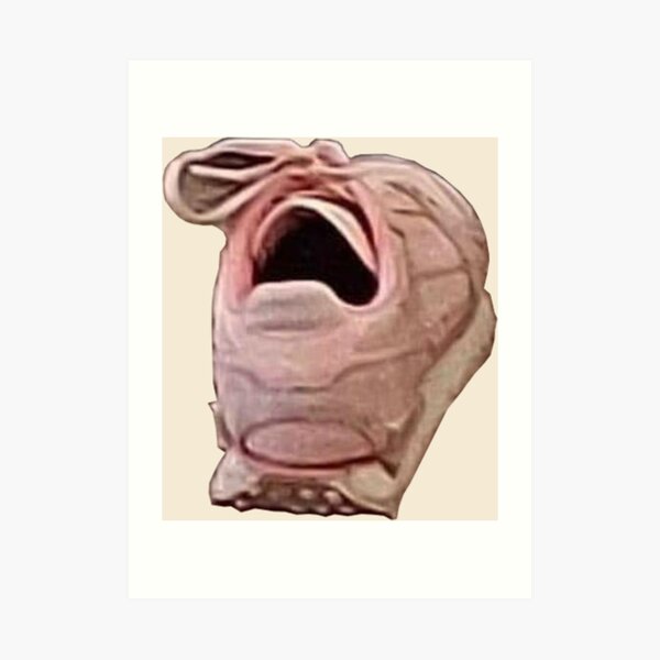 "laughing shoe meme" Art Print by SRanabhat | Redbubble