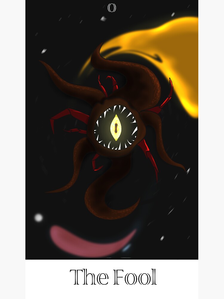 "Azathoth the Fool" Sticker by spyronolactone | Redbubble