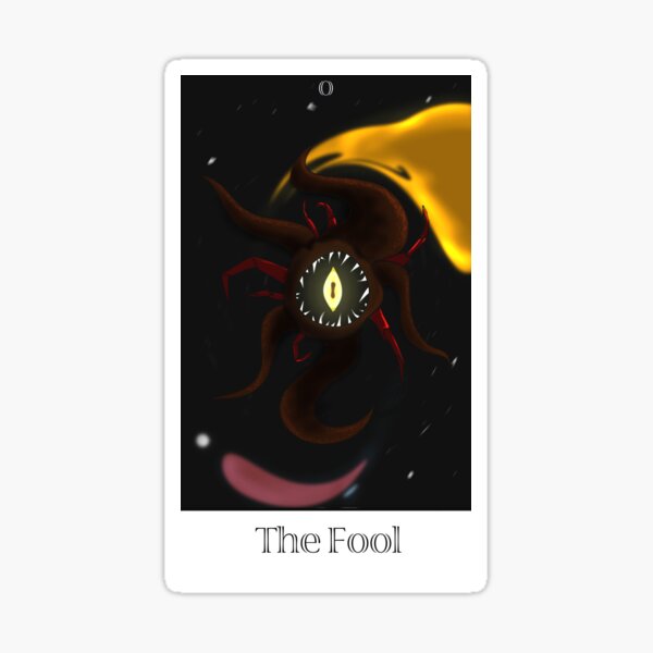 "Azathoth the Fool" Sticker by spyronolactone | Redbubble