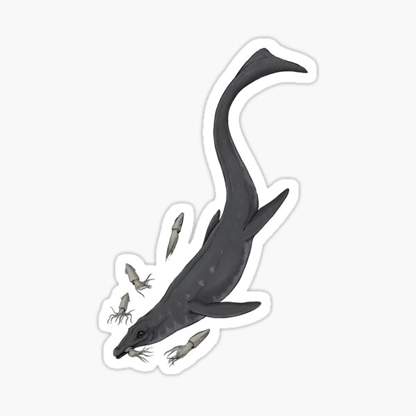 "Phosphorosaurus" Sticker for Sale by tyrannart | Redbubble