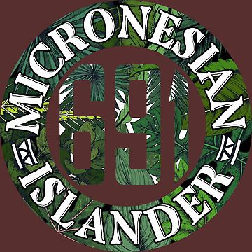 "691 Micronesian Islander" Sticker for Sale by Kwibo691 | Redbubble