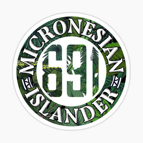 "691 Micronesian Islander" Sticker for Sale by Kwibo691 | Redbubble
