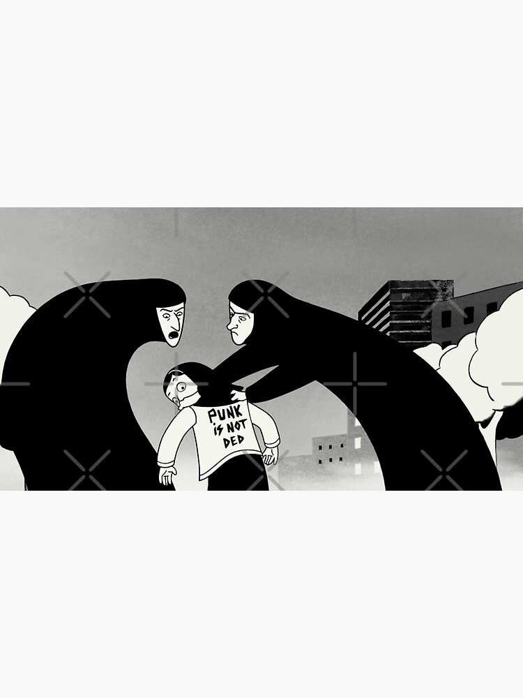 "Punk is not ded, Persepolis" Sticker for Sale by ShepherdSage | Redbubble