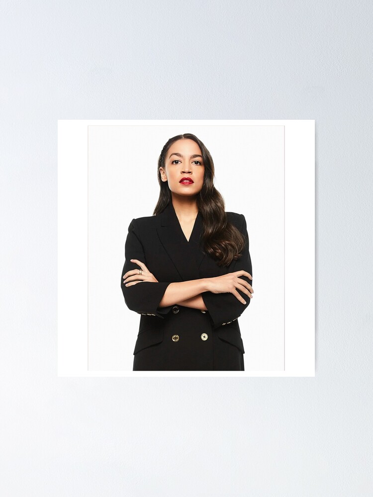 "AOC ELLE MAGAZINE" Poster for Sale by globalthings | Redbubble