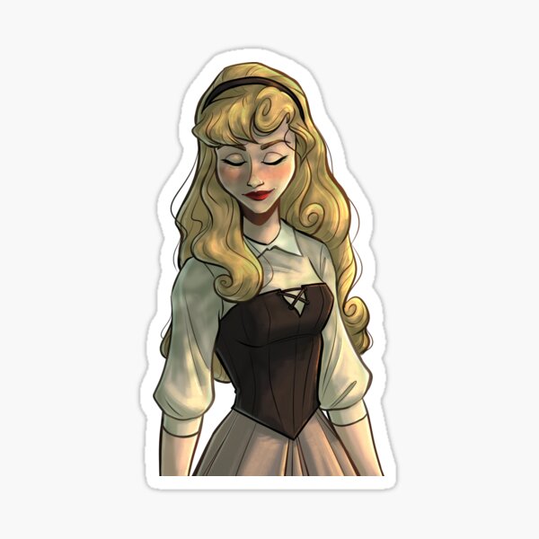 "Briar Rose" Sticker for Sale by lyssiebiird | Redbubble