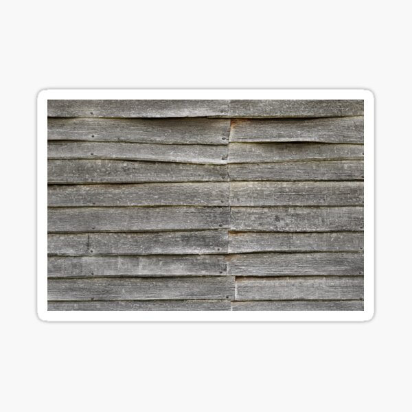 "Weathered Barn Siding" Sticker for Sale by hamiltonphotos | Redbubble