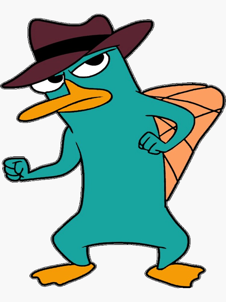 "Agent Perry The Platypus" Sticker for Sale by reesls | Redbubble