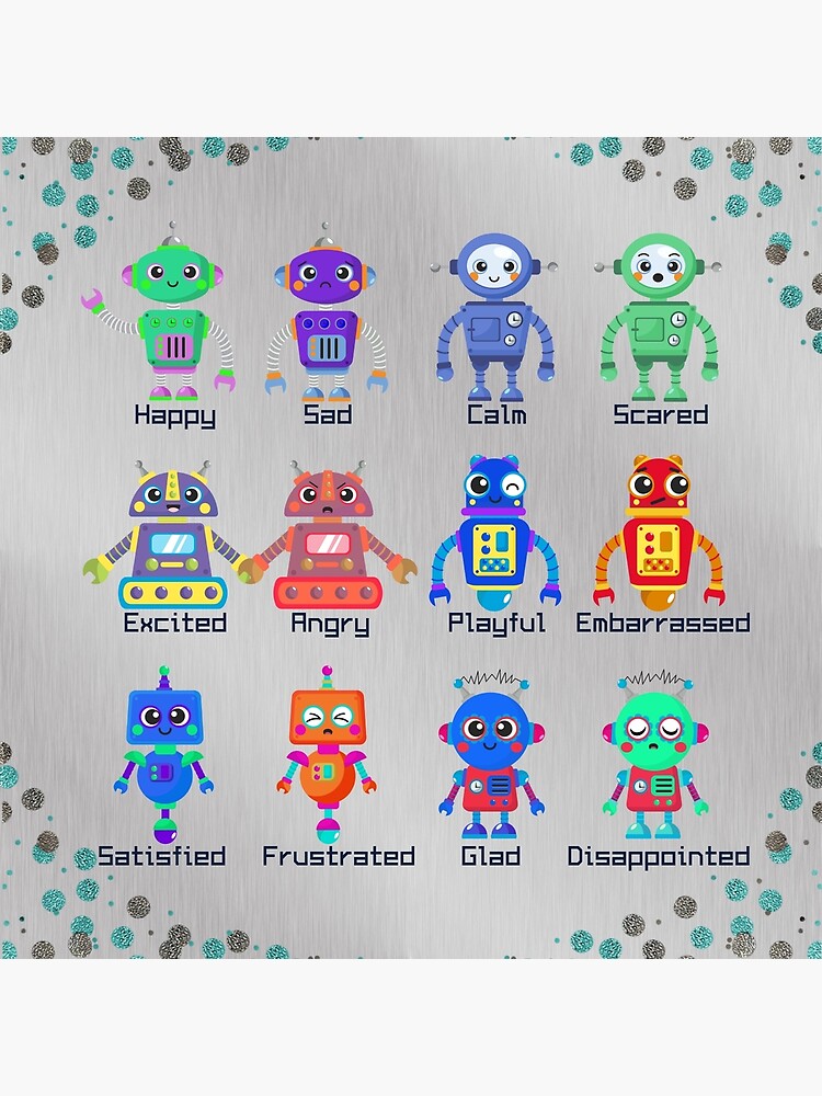 "It is okay to feel all the feelings, Emotion Robots for child ...