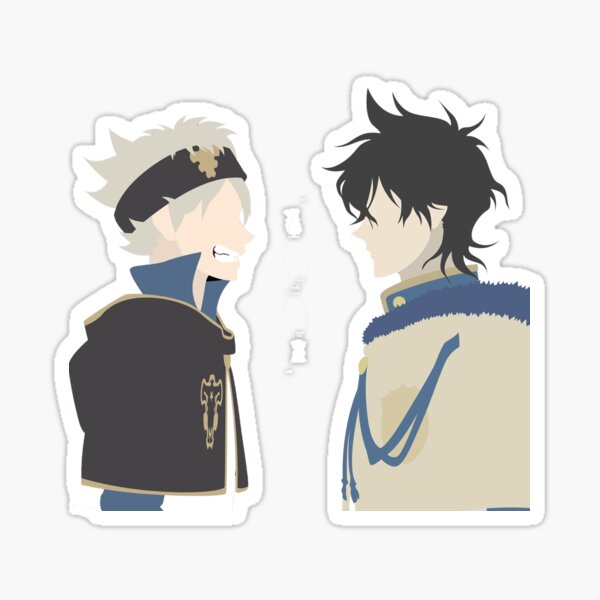 "Asta and Yuno" Sticker by OtakuState | Redbubble