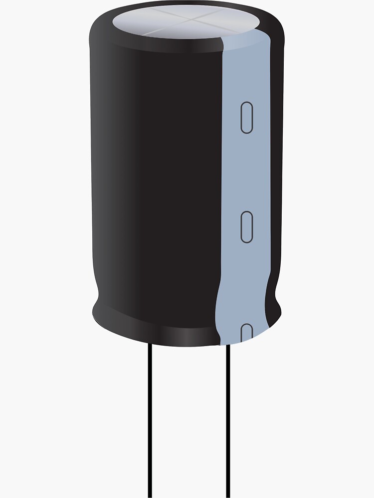 "Capacitor" Sticker for Sale by ClassyGeek1 | Redbubble