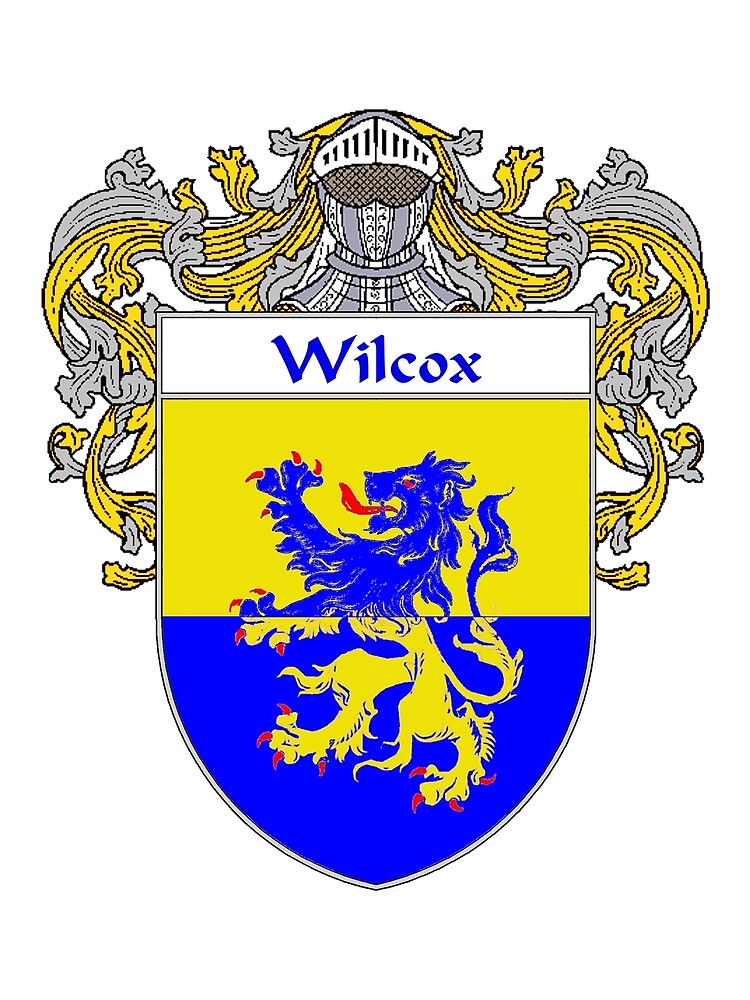 "Wilcox Coat of Arms / Wilcox Family Crest" by William Martin | Redbubble